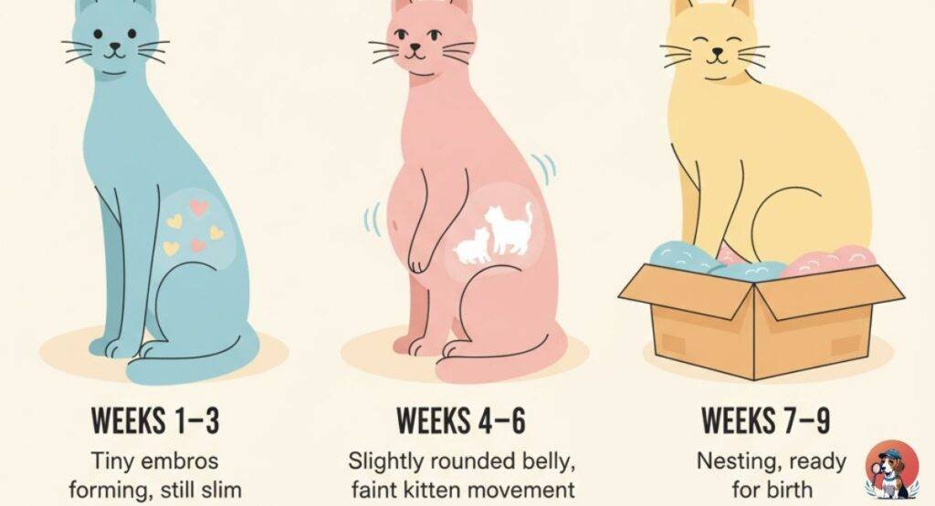 How Long Is a Cat Pregnant? Complete Signs, Stages, and Care Guide (63 ...