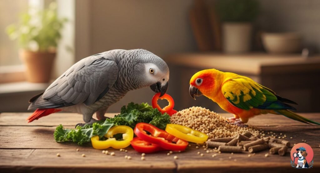What Do Parrots Eat? 10 Best Foods and Complete Guide to Healthy Parrot ...
